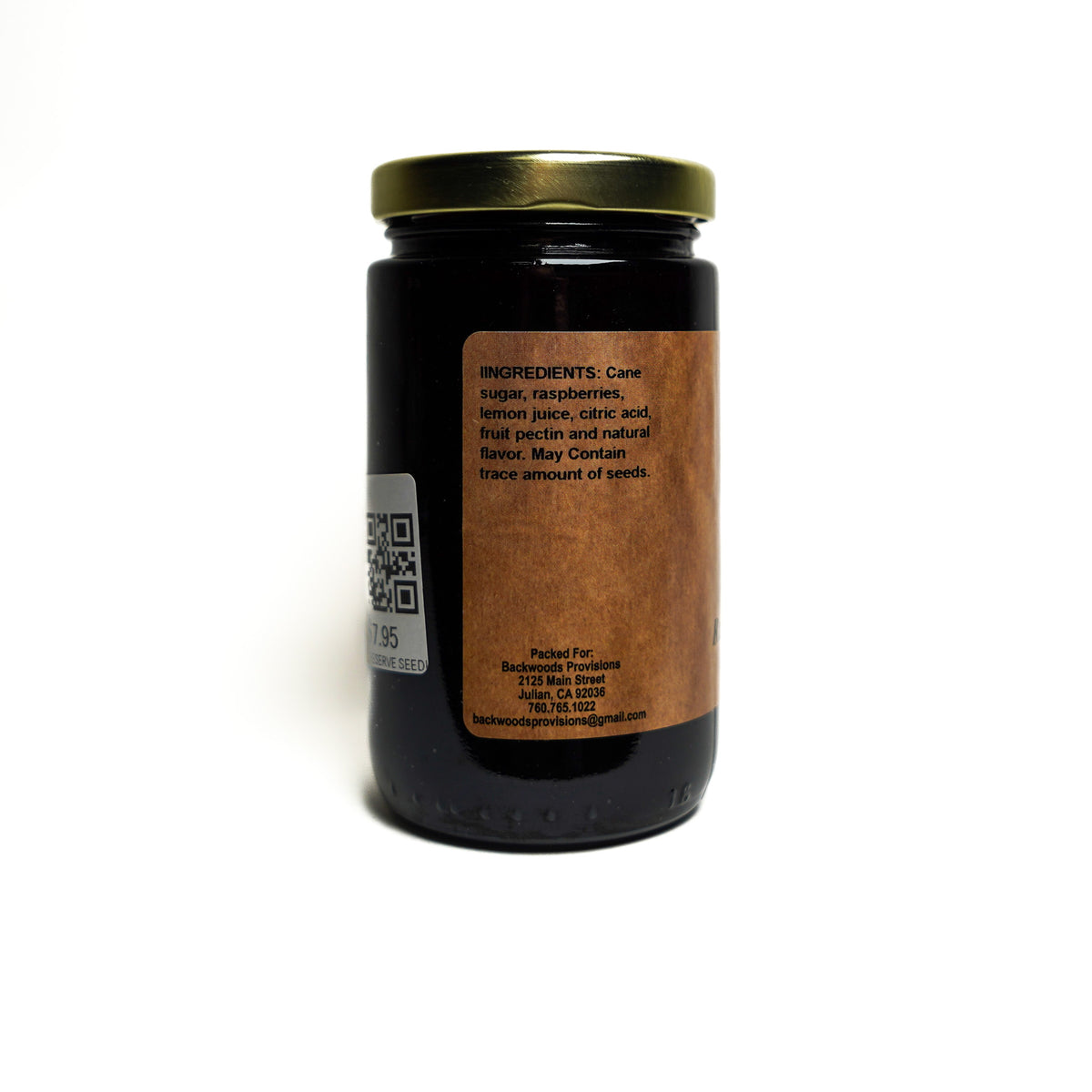 Backwoods Provisions Seedless Black Raspberry Preserve 10.5 oz ...