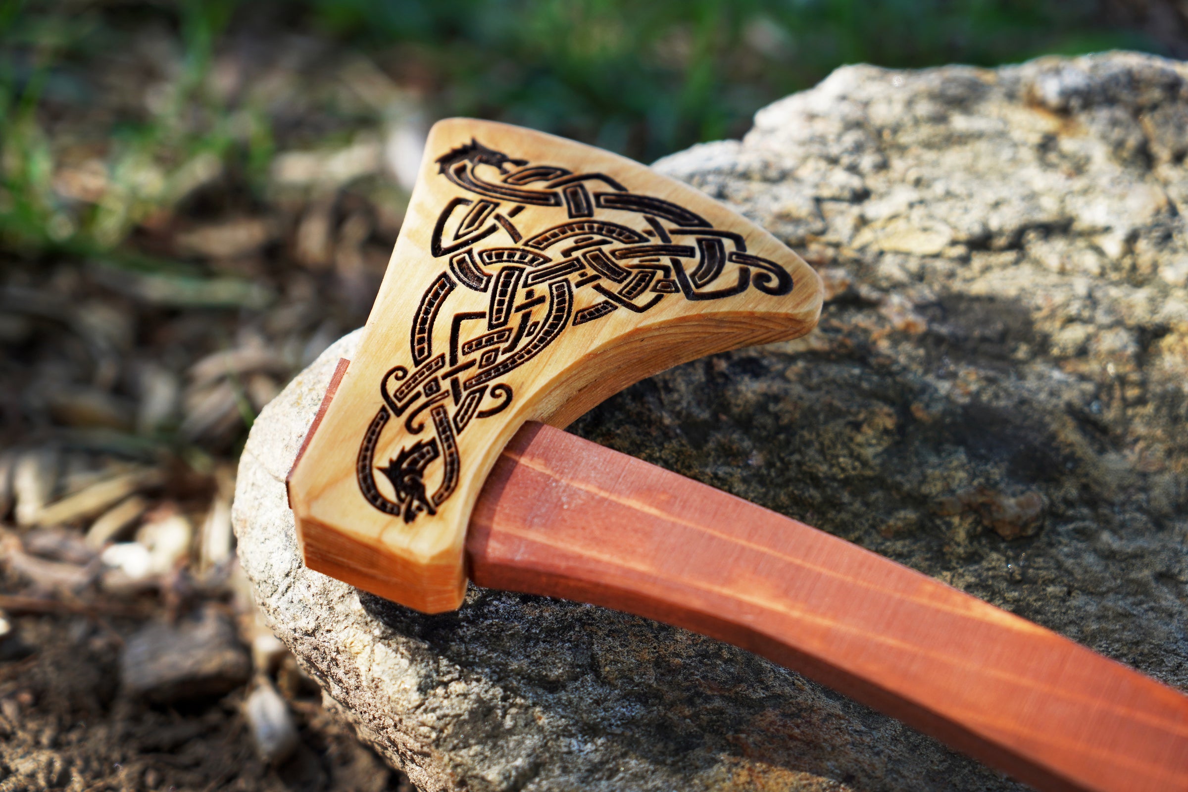 Handmade 15 Wooden Hatchet Backwoods Provisions